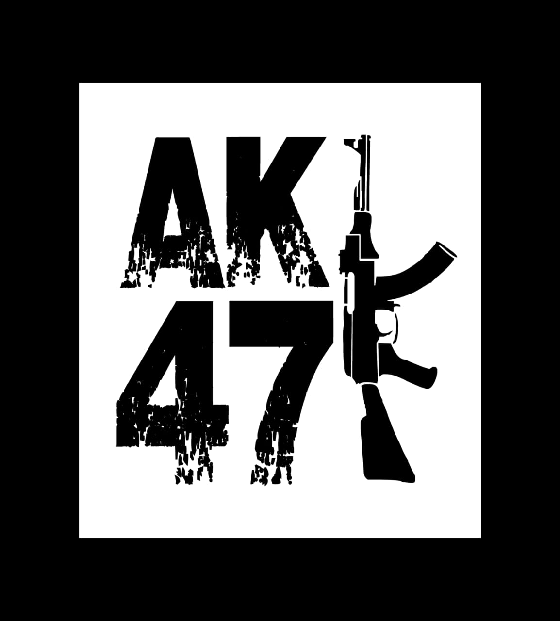 Logo Ak/47 Monochrome PNG Image Transparent PNG Free, 50% OFF